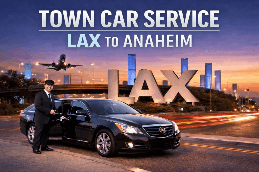 Town Car Service LAX to Anaheim Airport | LAXToGo Limos